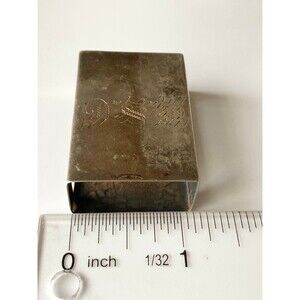 Sterling | Accessories | Vintage Sterling Silver Match Box Cover Holder ...
